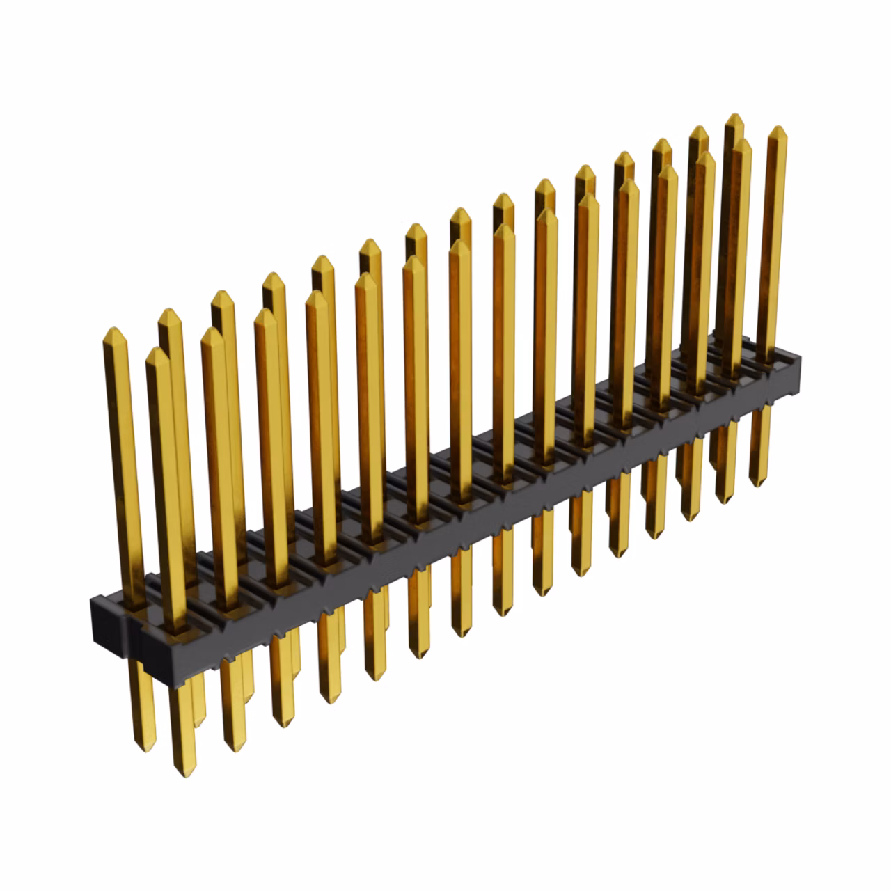 Milli-Grid Header, Vertical, Surface Mount, 26 Circuits (Void at circuit 2), 0.38µm Gold (Au) Plating, Mating Pin Length 3.80mm, with Cap, Tape and Reel, Lead-Free