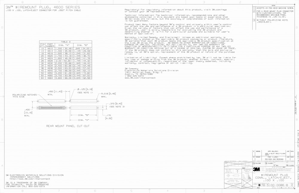 3M 4650-7201 technical document page 4