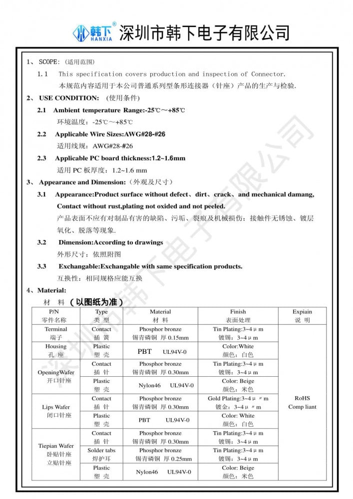 ZH-5Y specification page 3