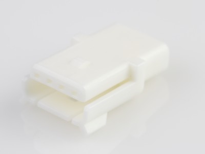 Ditto Hermaphroditic Crimp Housing, Friction Lock, 2 Circuit, Natural