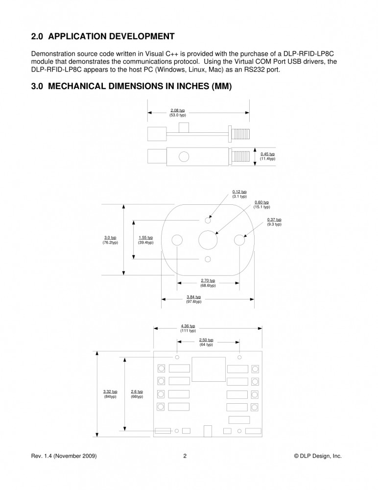 DLP-COAX1 technical document page 2