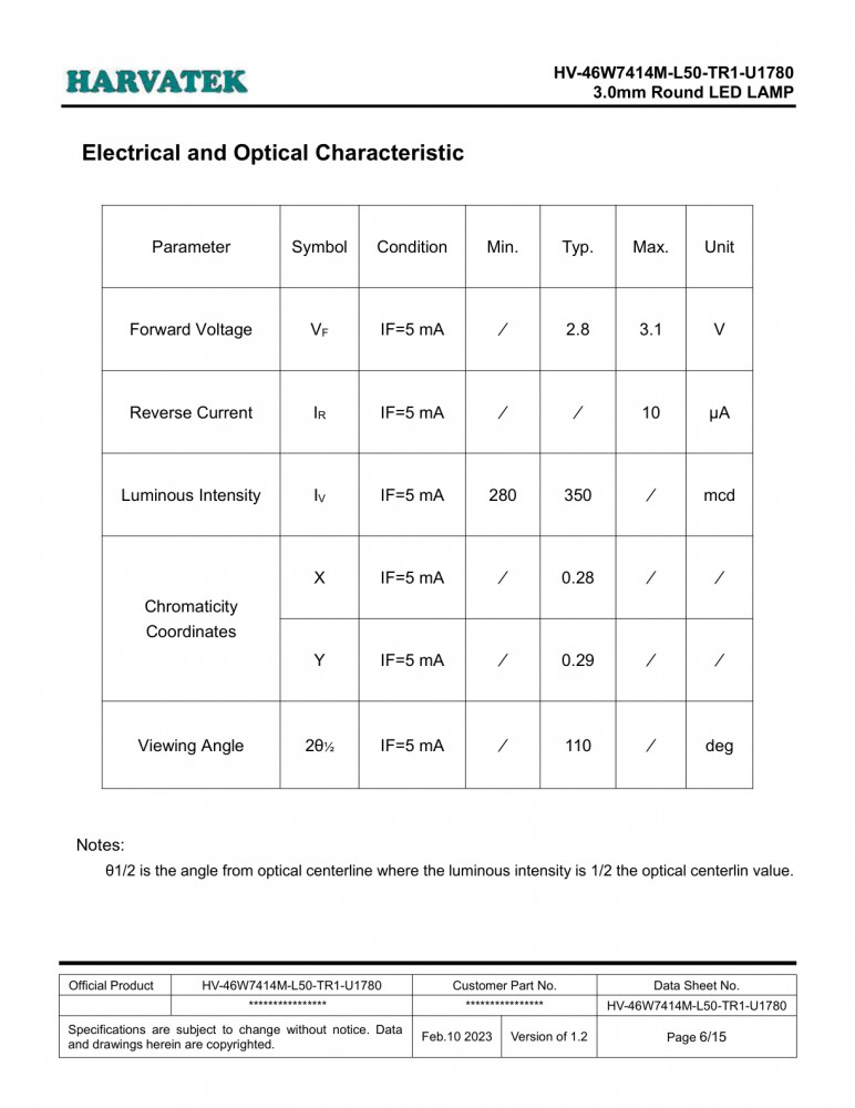 HV-46W7414M-L50-TR1-U1780 datasheet page 6