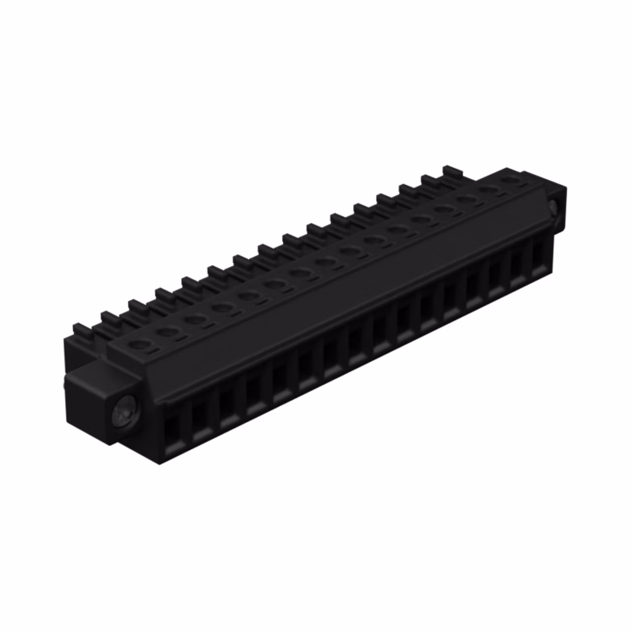 3.81mm Pitch Eurostyle Horizontal Plug, with Retention Screws, 16 Circuits for sale