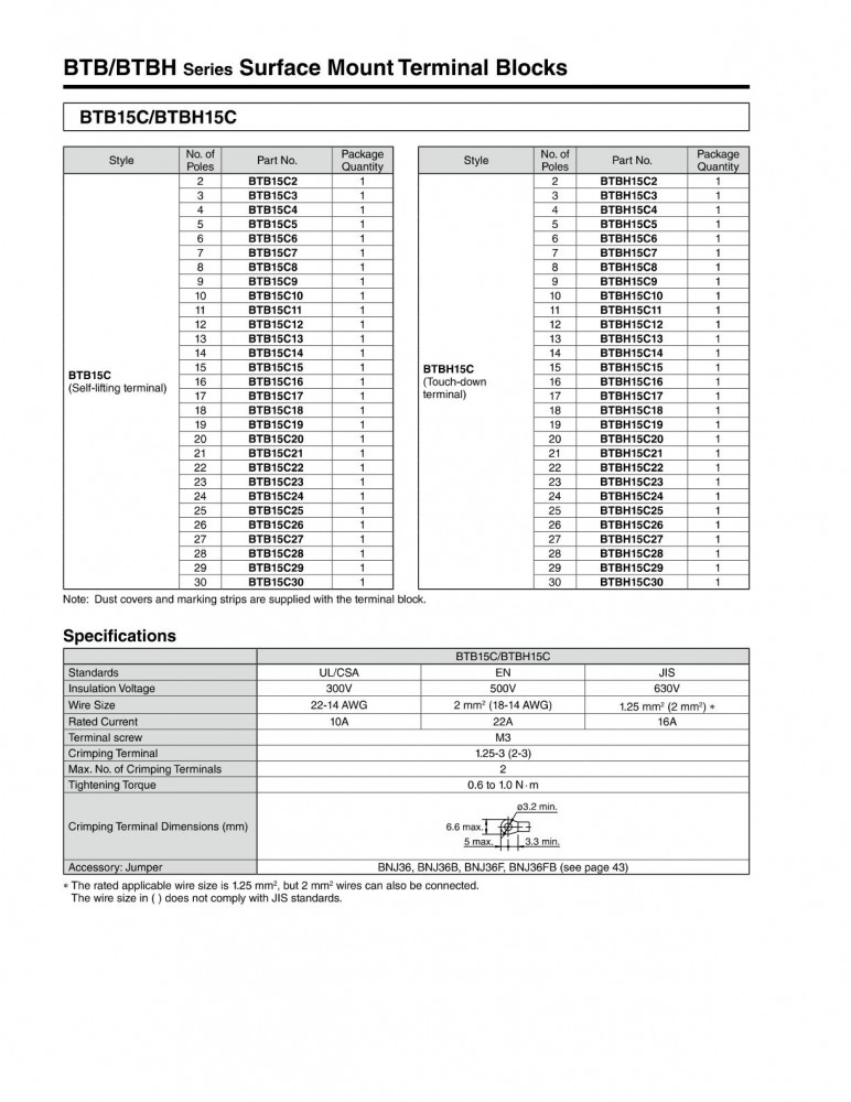 IDEC BTBH15C8 document page 2