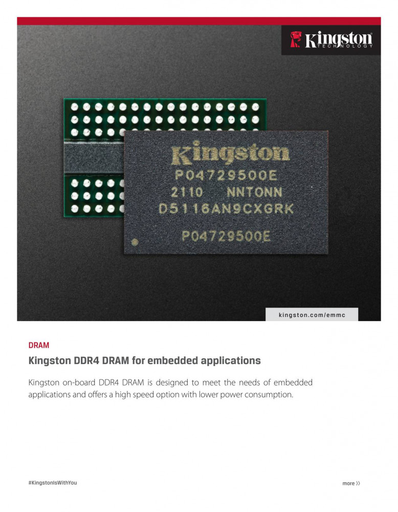 Kingston DDR4 technical document page 1