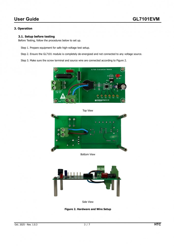 GL7101EVM user guide page 3