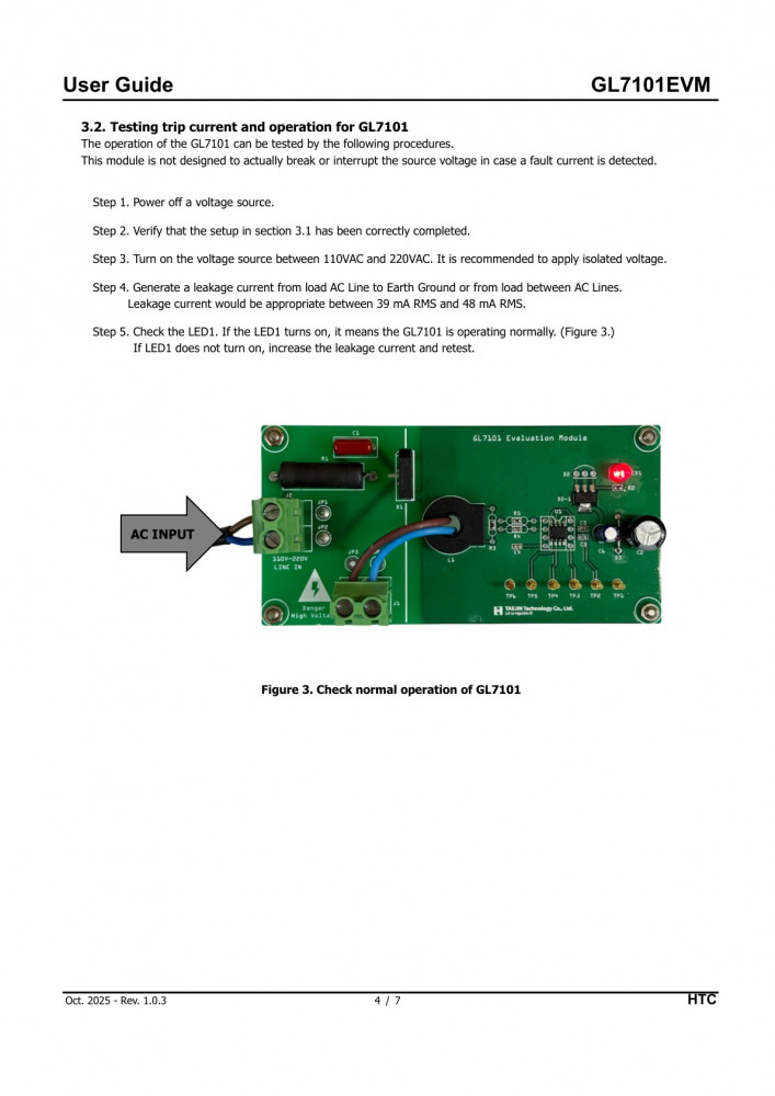 GL7101EVM user guide page 4
