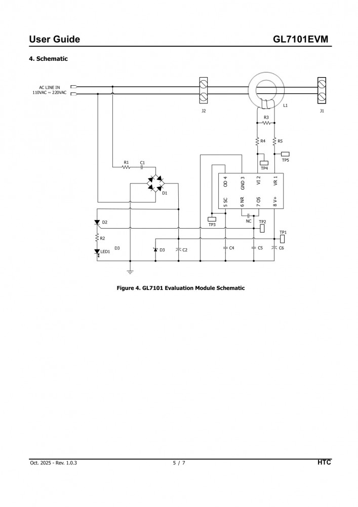 GL7101EVM PCB top layer