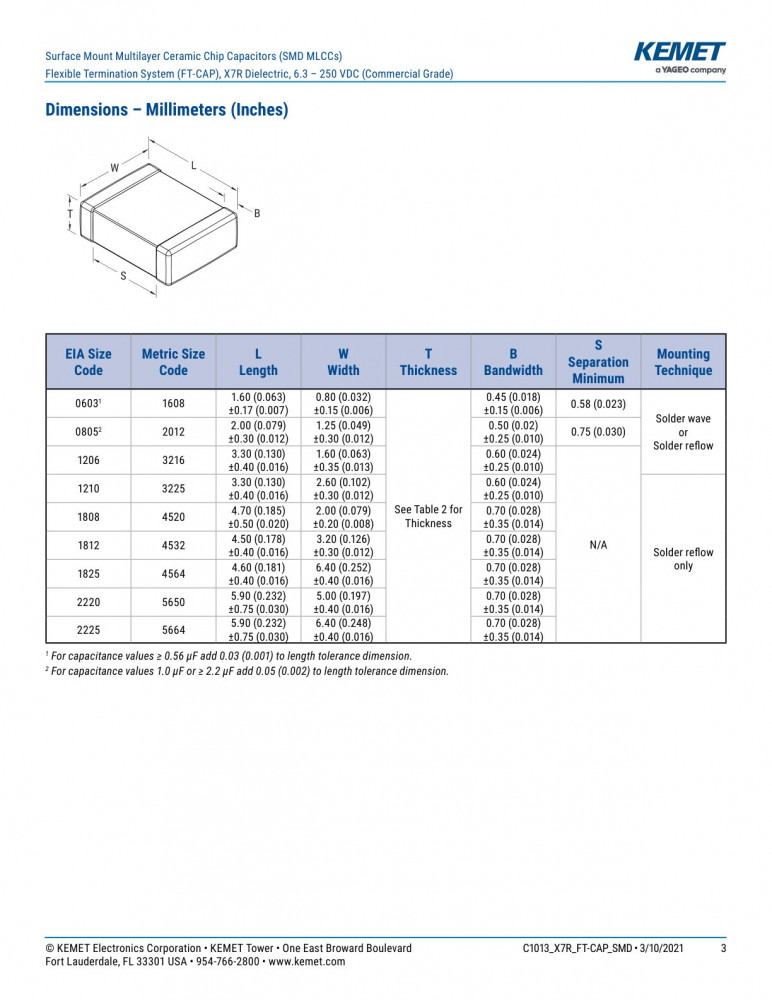KEMET FT-CAP datasheet page 3