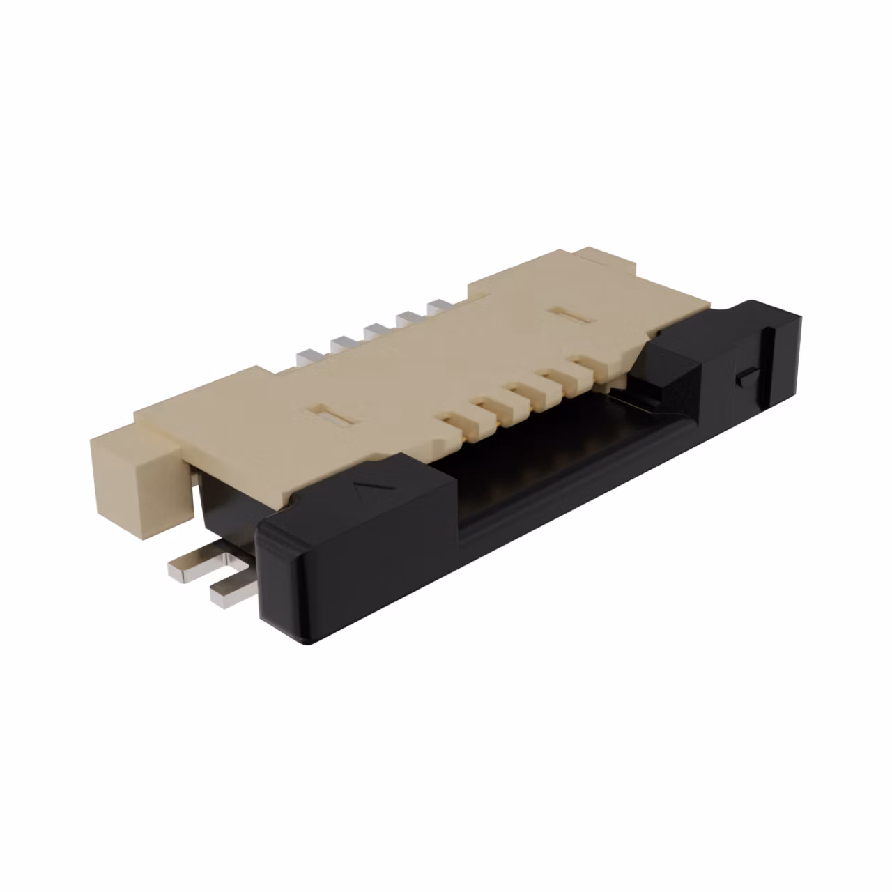 Easy-On FFC/FPC Connector, 0.50mm Pitch, 1.20mm Height, Right-Angle, Surface Mount, ZIF, Top Contact Style, 5 Circuits, Gold (Au) Plating for sale