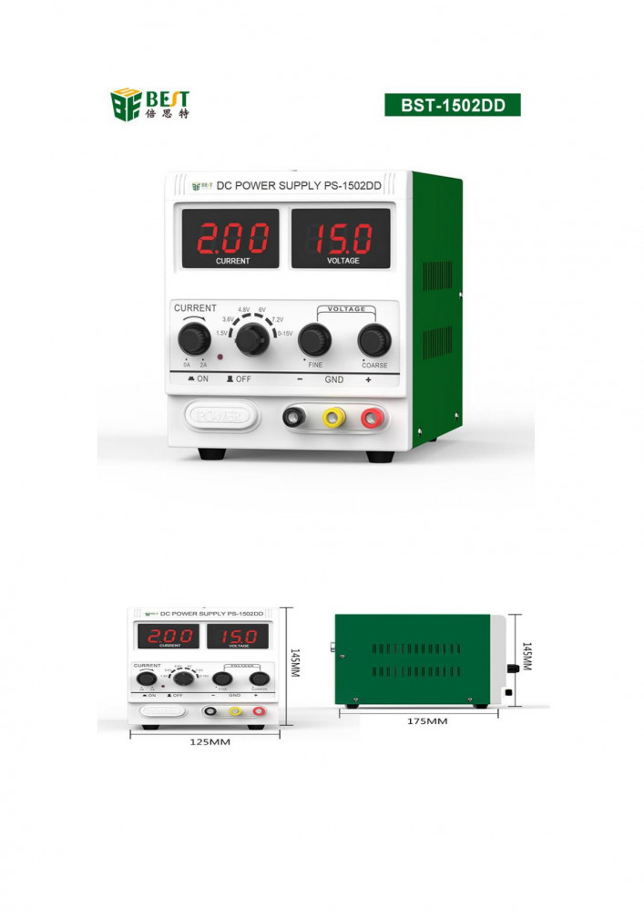 PS-1502DD product documentation page 1