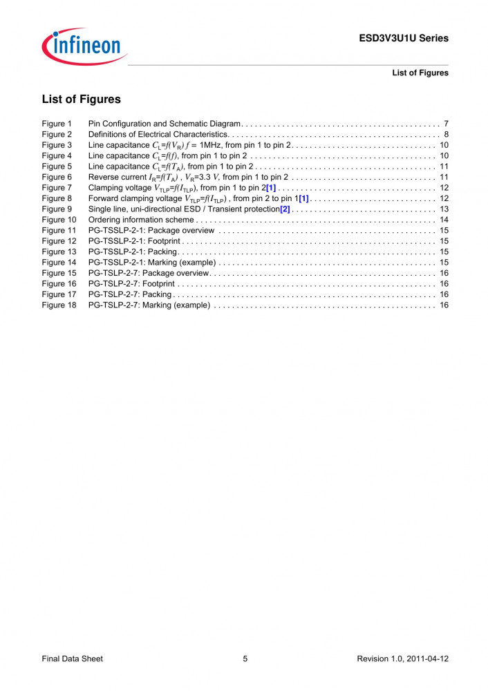 Infineon datasheet page 5