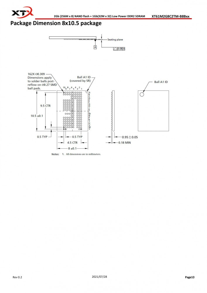 XT61M2G8C2TM-B8BEA datasheet page 10
