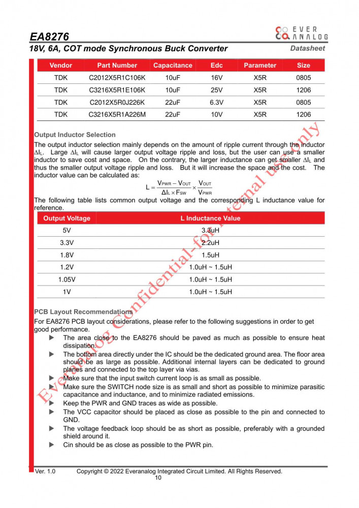 EA8276P8R datasheet page 10