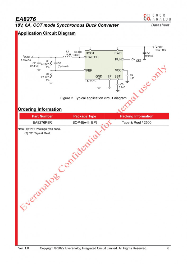 EA8276P8R datasheet page 6