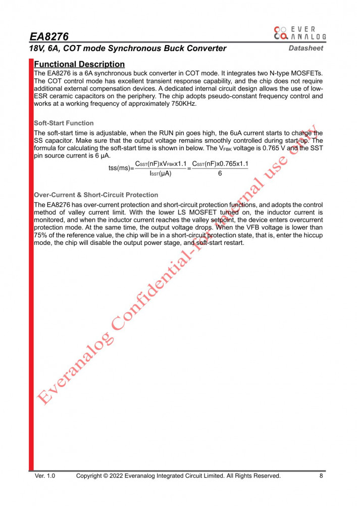 EA8276P8R datasheet page 8