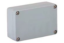 Enclosure, Die-cast Aluminum, S-8100 Series, without External Mounting Flanges, 180 x 180 x 101mm Outside Dimensions, not Painted