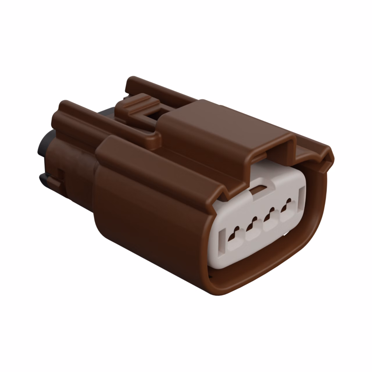 MX150 Mat-Sealed Female Connector Assembly, Single Row, 4 Circuits, Keying Option C, Brown; For USCAR Compliance, Use Alternate Part Number: 334710462 for sale