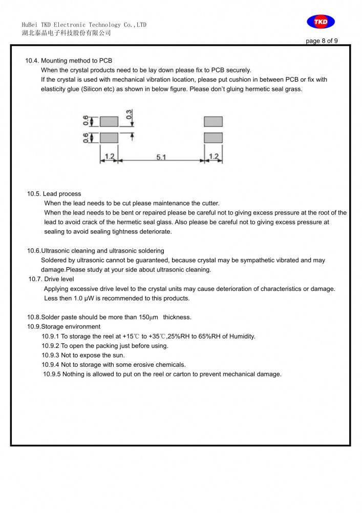 TKD CS12K032768ADCBGE specification page 8