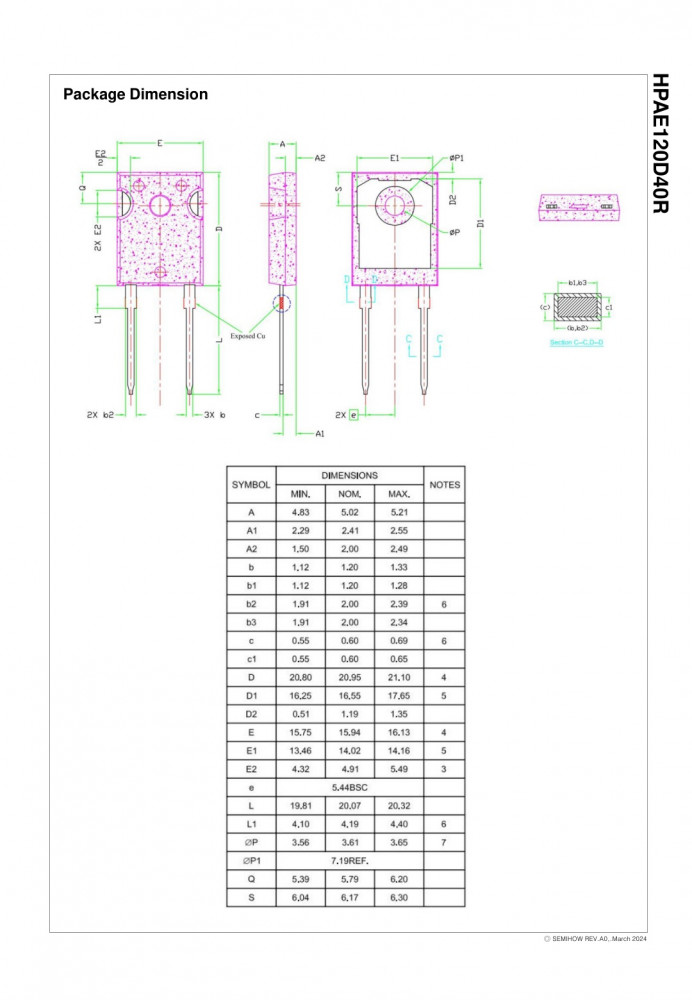 HPAE120D40R datasheet page 5