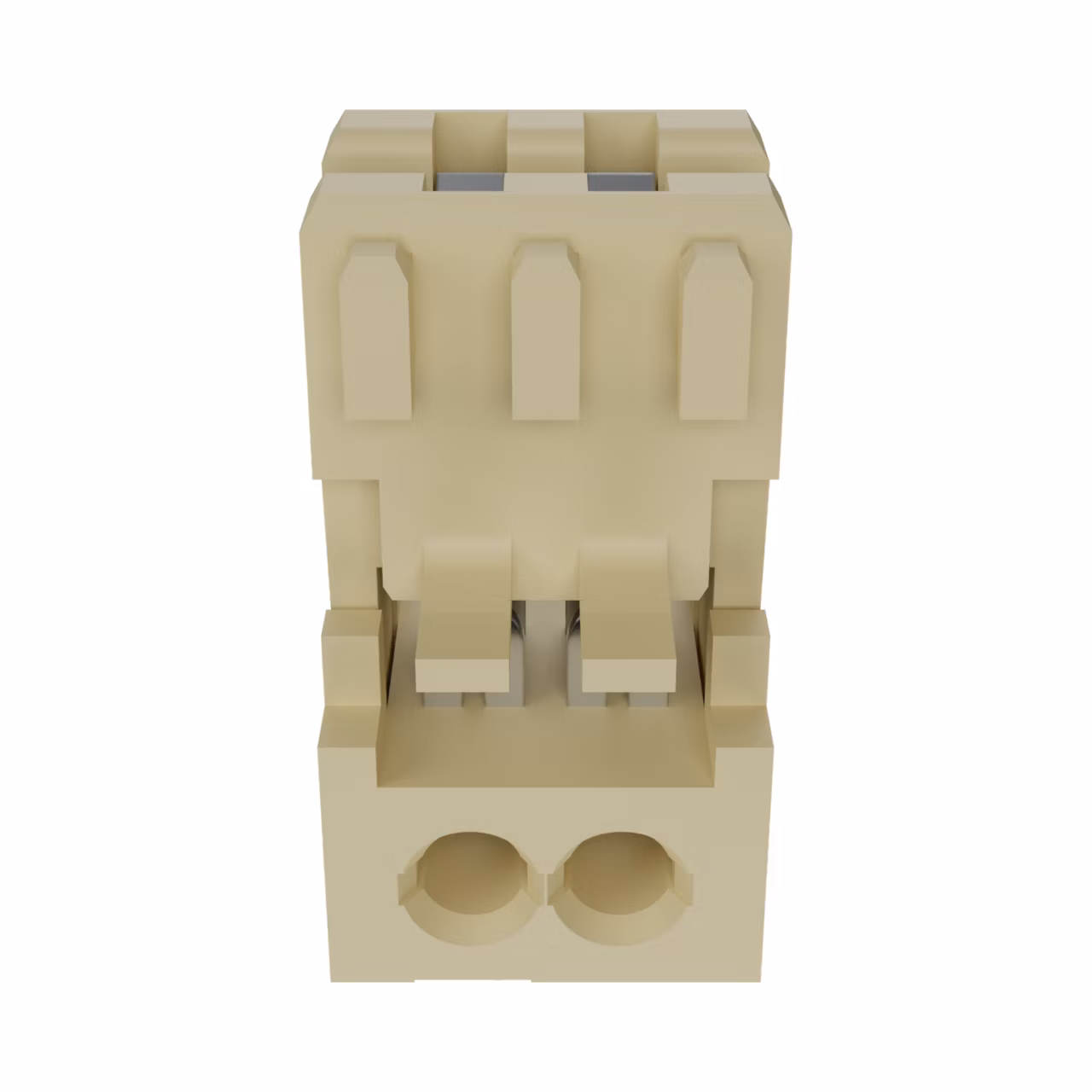 Appli-Mate RAST 2.5 IDT Connector, 2.50mm Pitch, Direct/Indirect, Female, Beaded Terminal, 2 Circuits, All Position Keys, Open Endwalls for sale