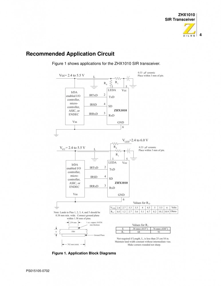 ZHX1010 datasheet page 8