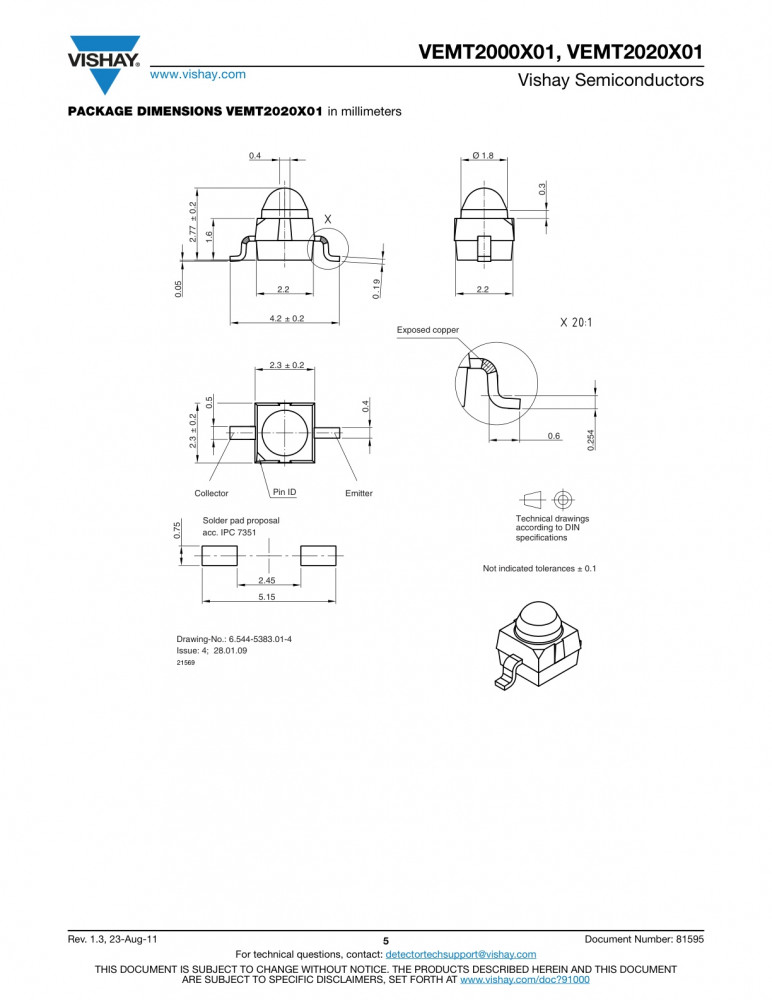 VEMT2020X01 datasheet page 5