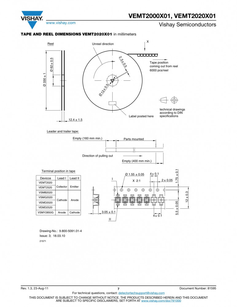 VEMT2020X01 datasheet page 7