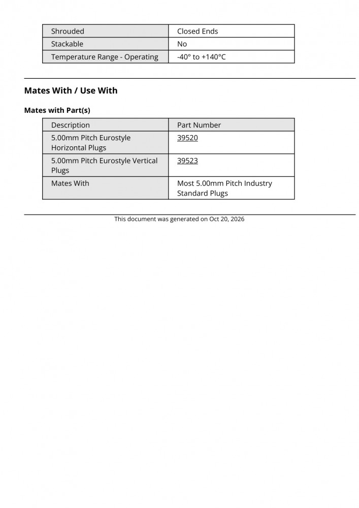 MOLEX 395214004 technical document image, page 3