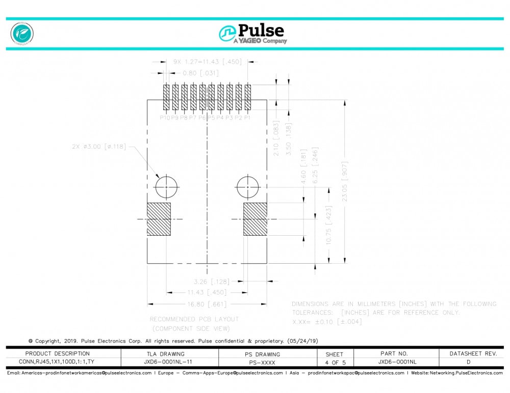 JXD6-0001NL datasheet sheet 4