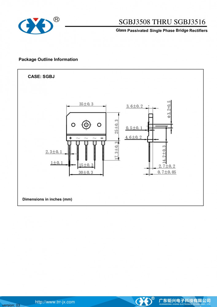 SGBJ3516 datasheet page 3