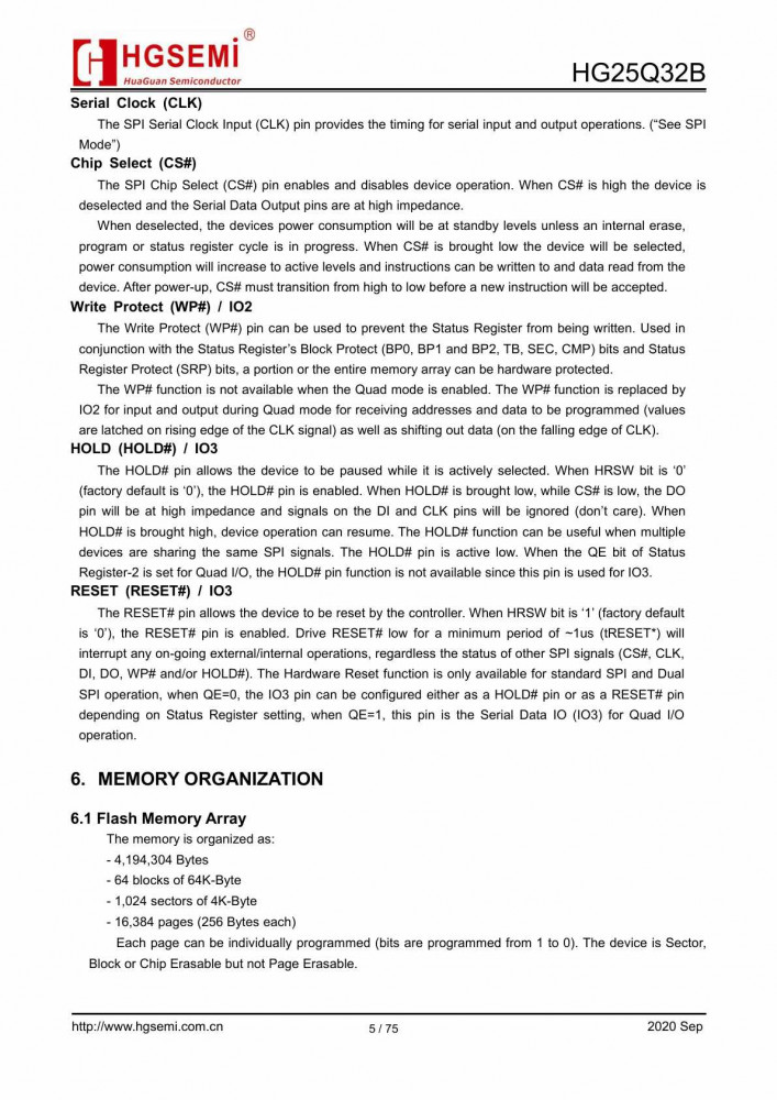 HG25Q32BDQ/TR datasheet page 5