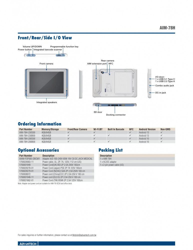 AIM-78H documentation page 3