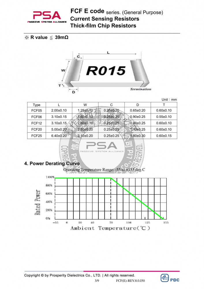 PSA FCF-E specification page 4