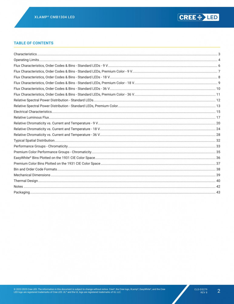 CMB1304 datasheet page 2