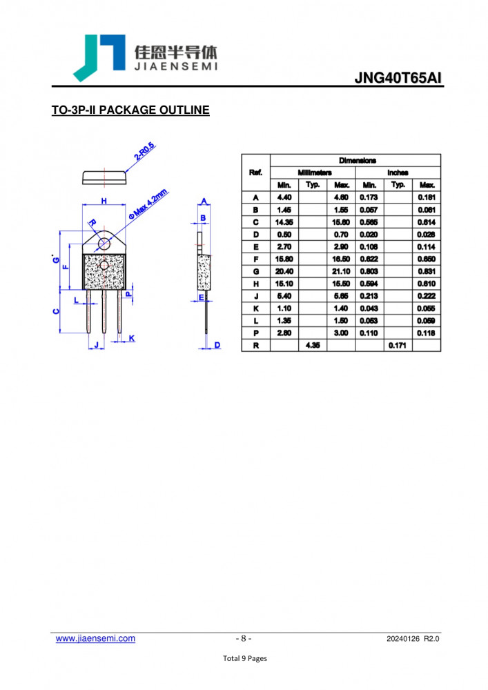 JNG40T65AI datasheet page 8