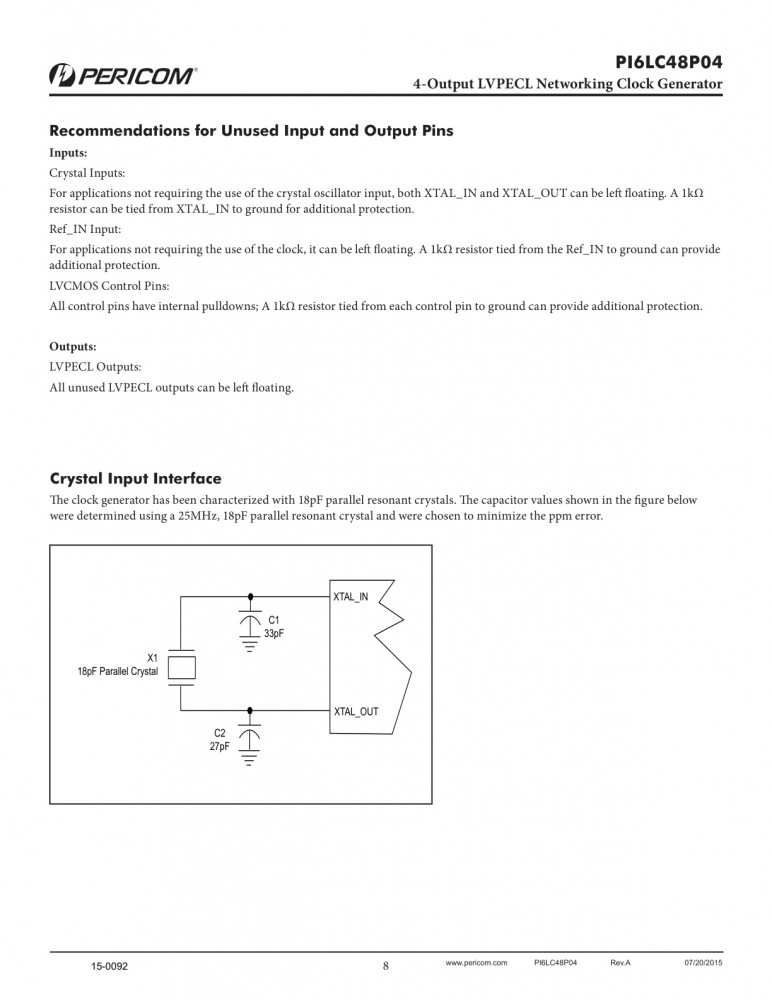 PI6LC48P04LIE datasheet page 8