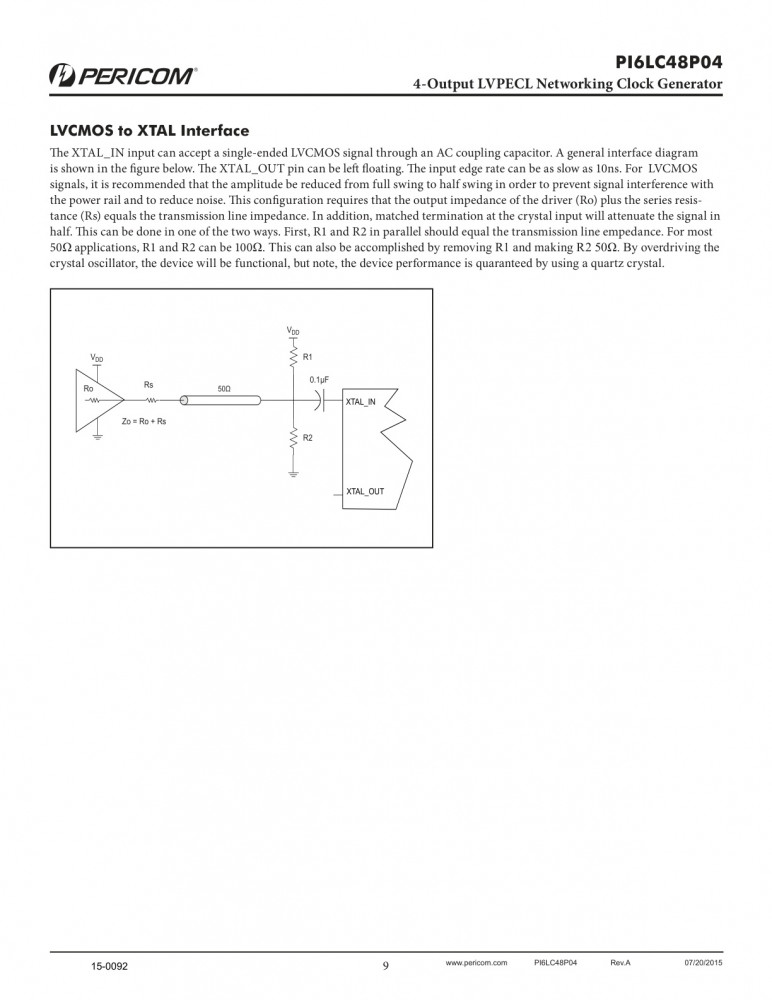 PI6LC48P04LIE datasheet page 9
