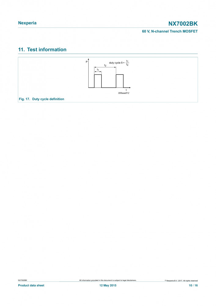 NX7002BKR datasheet page 10