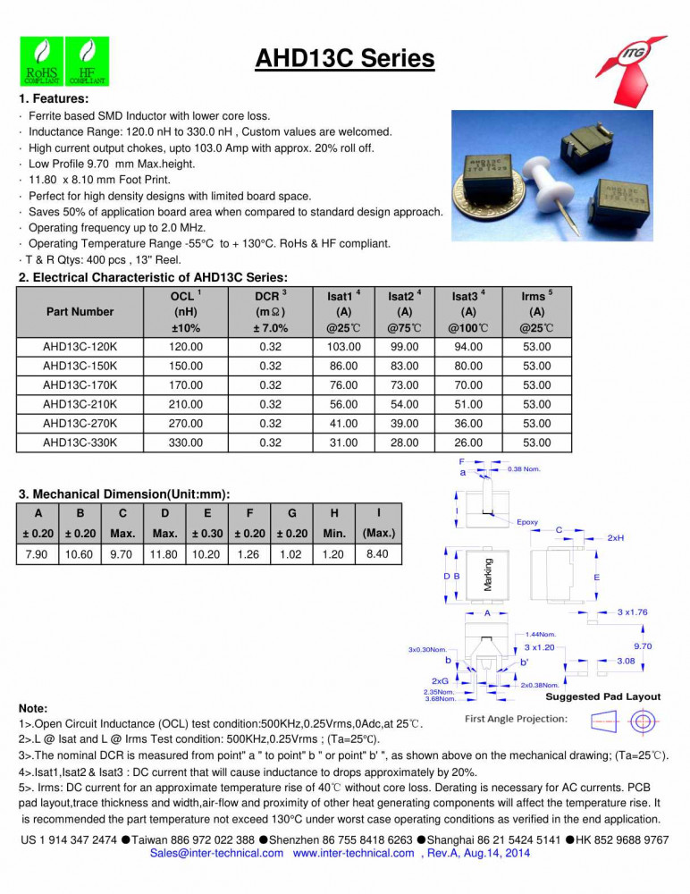 AHD13C document page 1
