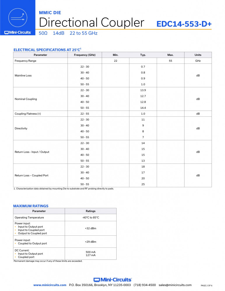 EDC14-553-DG+ datasheet page 2