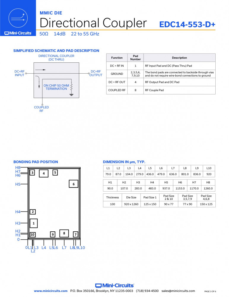EDC14-553-DG+ datasheet page 3
