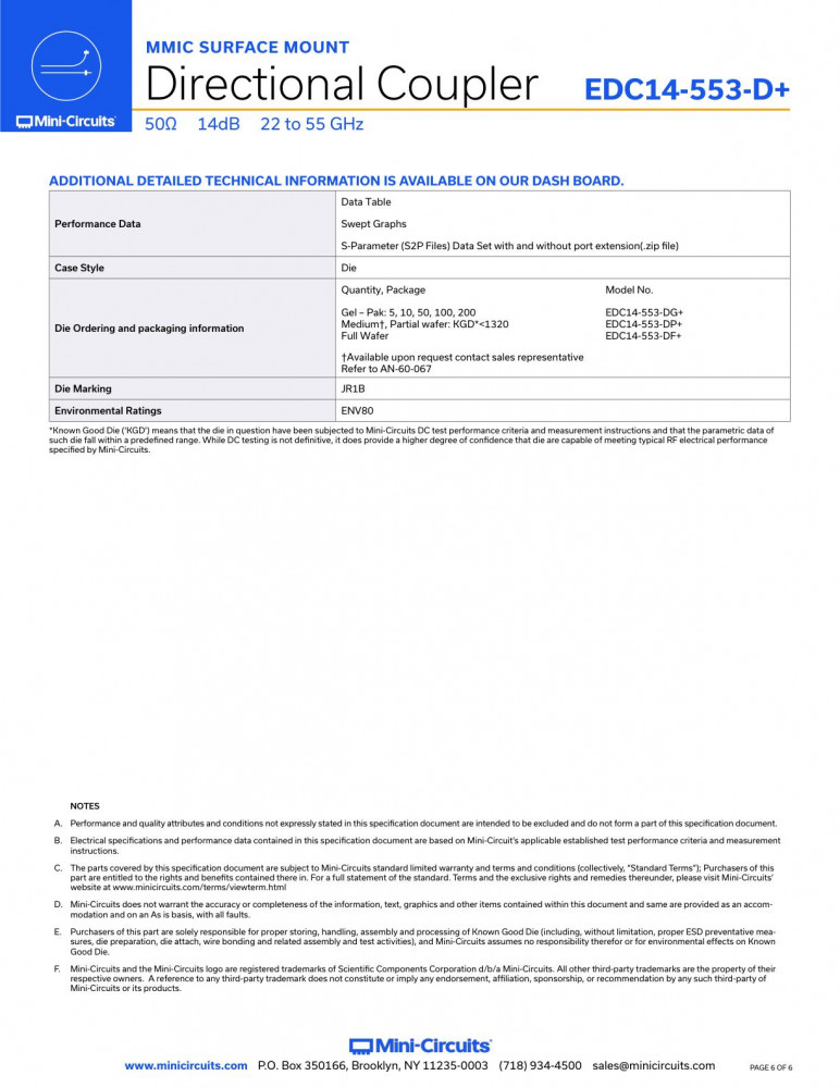 EDC14-553-DG+ datasheet page 6