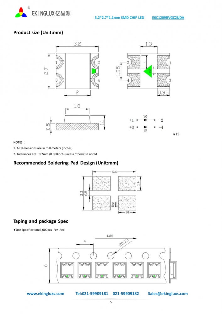 E6C1209RVGC2UDA datasheet page 5