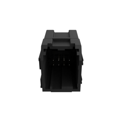 Stac64 Right-Angle Header Assembly, Plastic Pin-Alignment-Plate, 8 Circuits, Polarization A, Black, Tube for sale