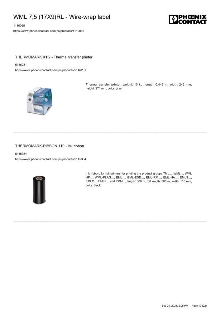 Phoenix Contact 1110065 document page 10