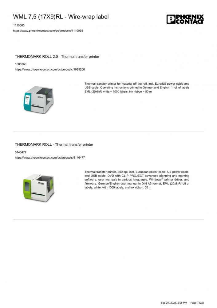 Phoenix Contact 1110065 document page 7