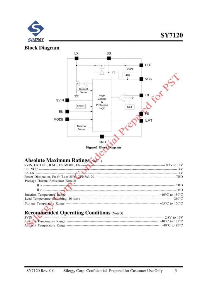 SY7120RAC datasheet page 3