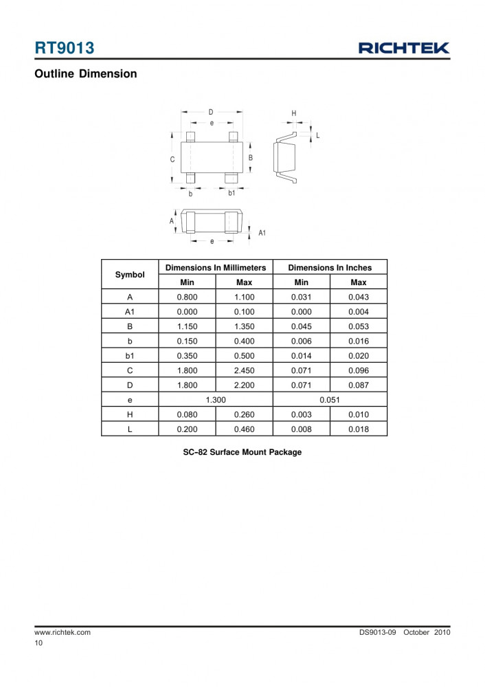 RT9013 datasheet page 10