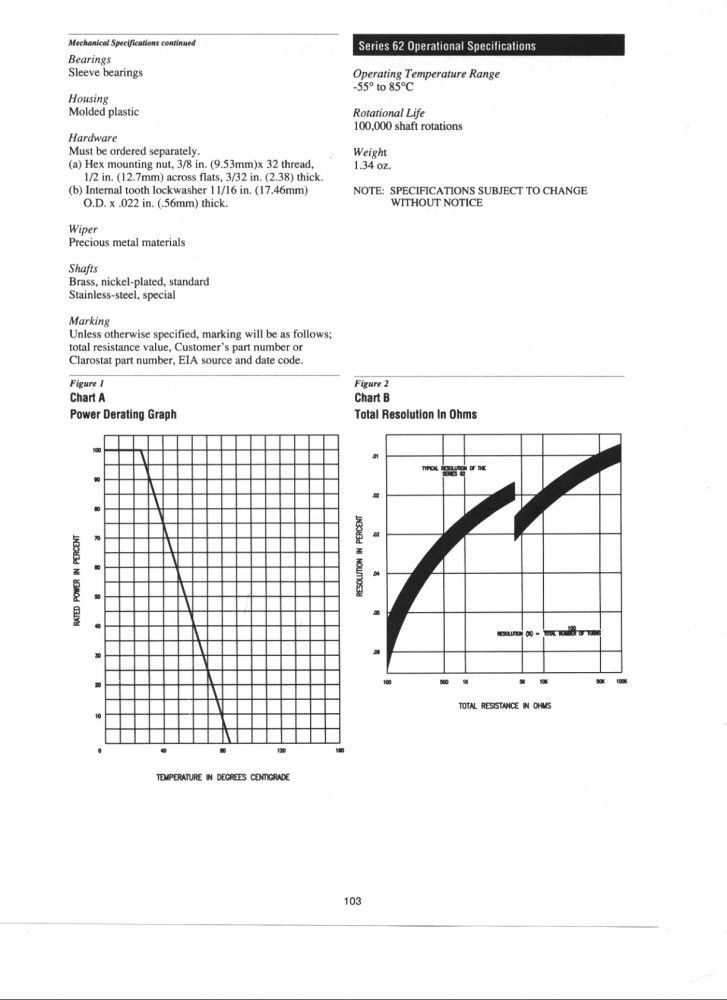 Honeywell Series 62 technical document page 2